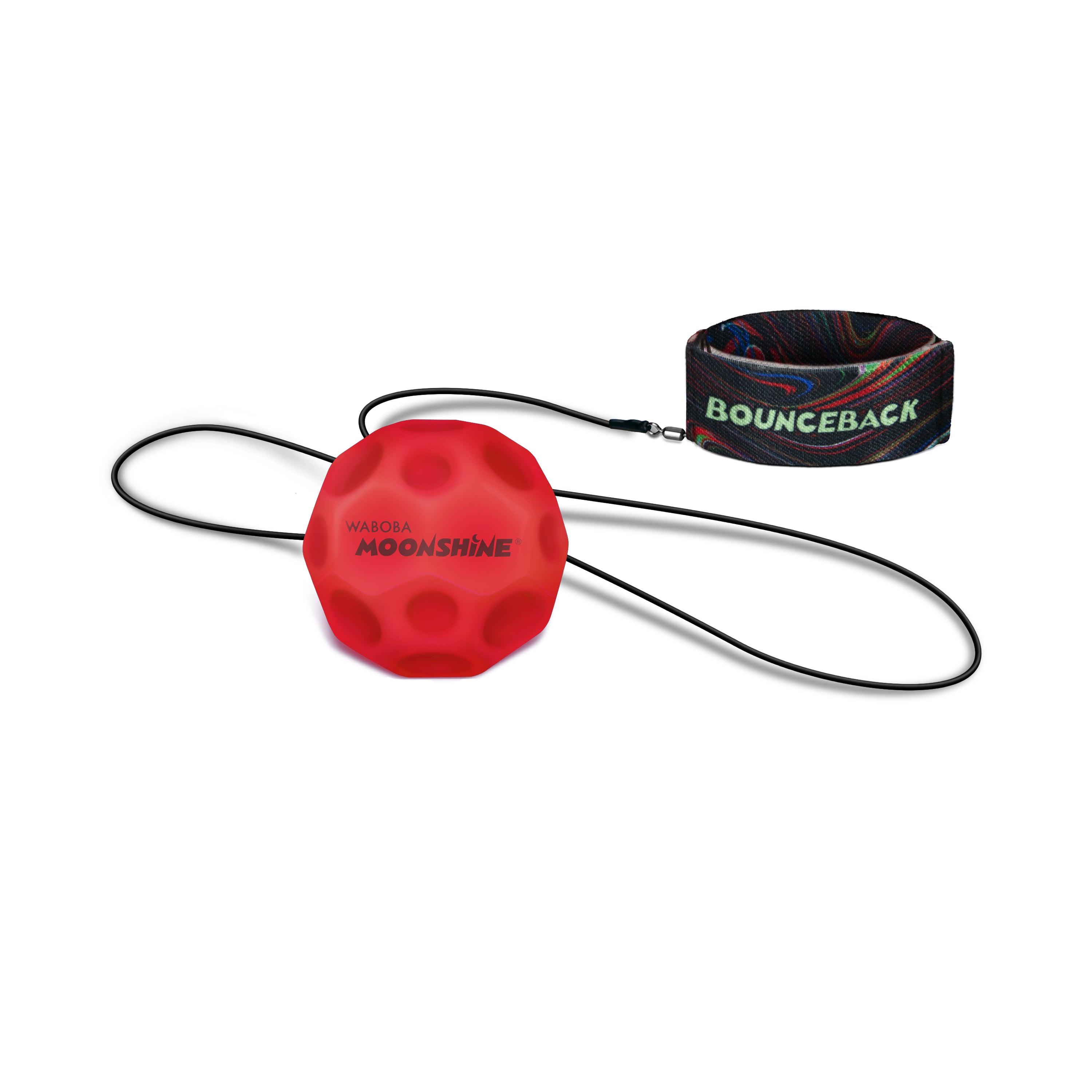 Waboba LED Bounceback x Moonshine Ball - Light Up Moon Ball on a Leash ...